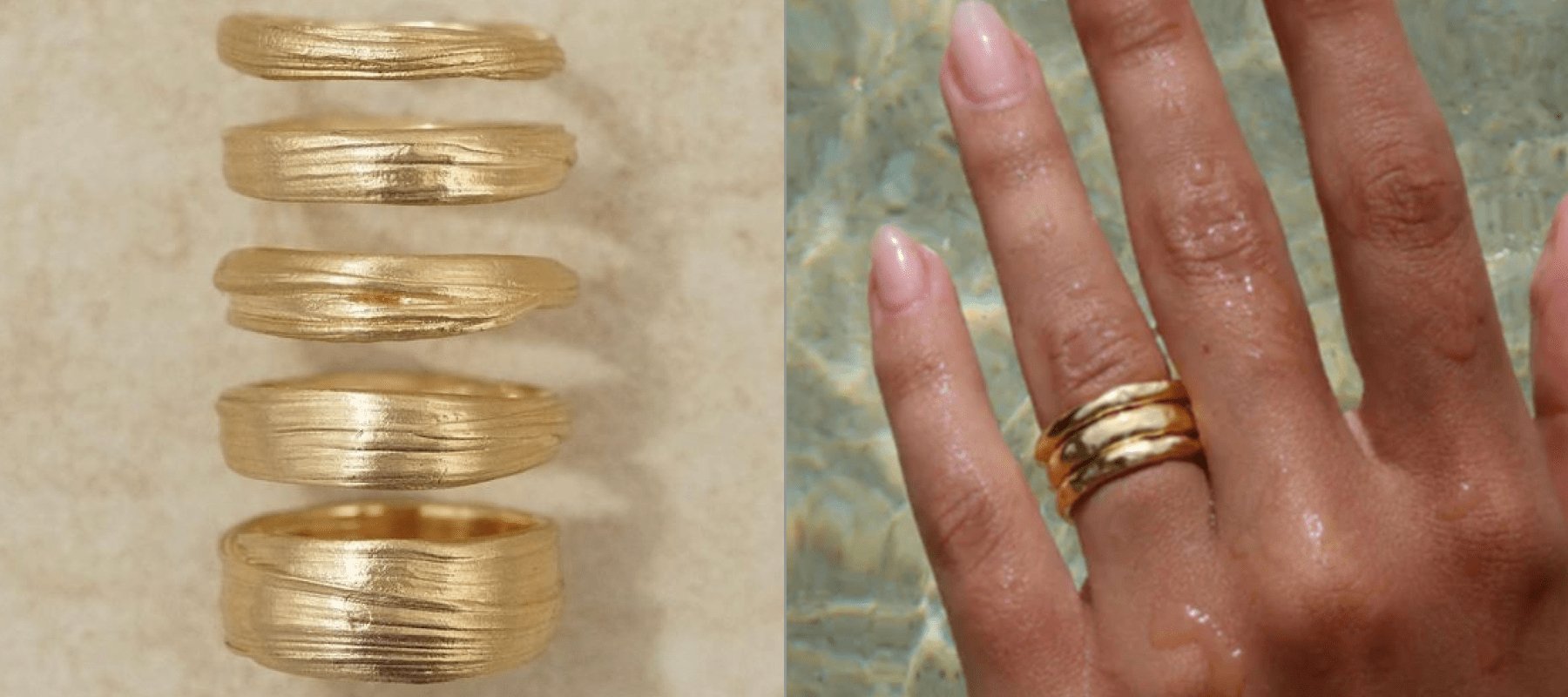 How to stack rings in style