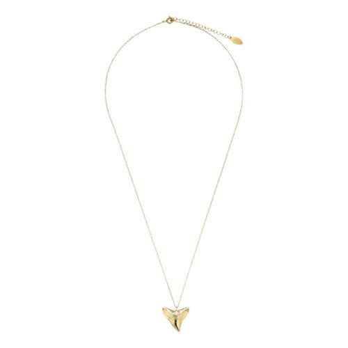 Fiji Shark Necklace Gold